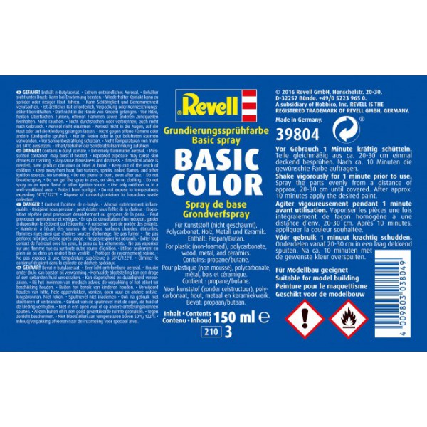 Revell Basic-Color, grondverf spray 150 ml - MCM Group Revell Basic-Color, grondverf spray 150 ml - MCM Group