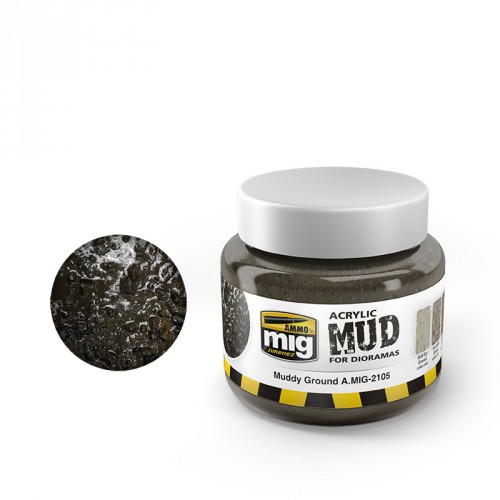 MIG Jimenez ACRYLIC MUD MUDDY GROUND JAR 250 ML - MCM Group