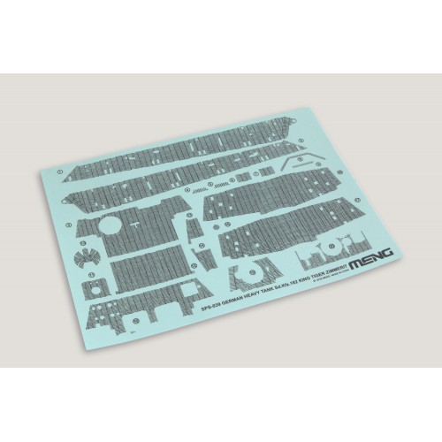 Meng Model Meng 1/35 German Sd.Kfz.182 King Tiger Zimmerit Decam - MCM