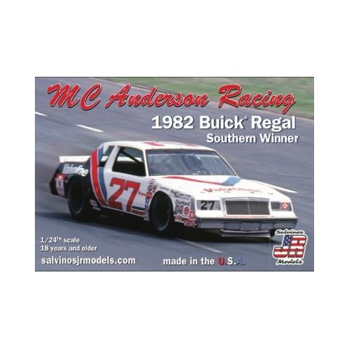 Salvinos JR Models MC Anderson Racing 1982 Buick 1/24 - MCM Group