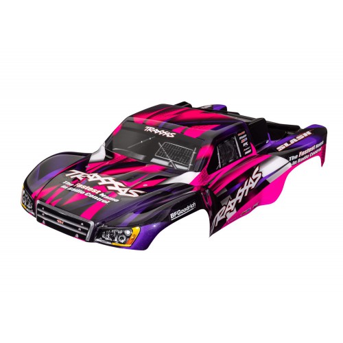 Traxxas Body, Slash 2WD (also fits Slash VXL & Slash 4X4), pink ... Traxxas Body, Slash 2WD (also fits Slash VXL & Slash 4X4), pink ...