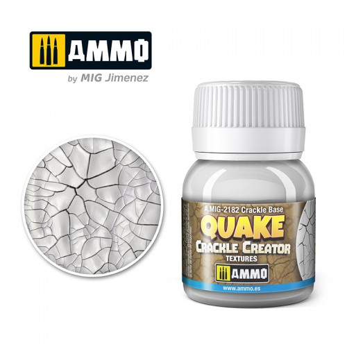 MIG Jimenez QUAKE CRACKLE CREATOR TEXTURES CRACKLE BASE 40ML JAR - MCM ...