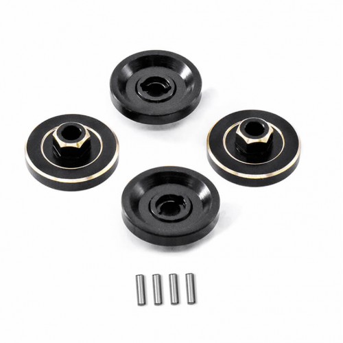 Fastrax FCX24 BLACK BRASS WHEEL COUNTERWEIGHTS (4PC) - MCM Group