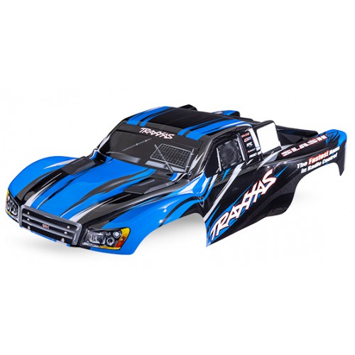 Traxxas Body, Slash 4X4 (also fits Slash VXL & 2WD), blue (painted ...