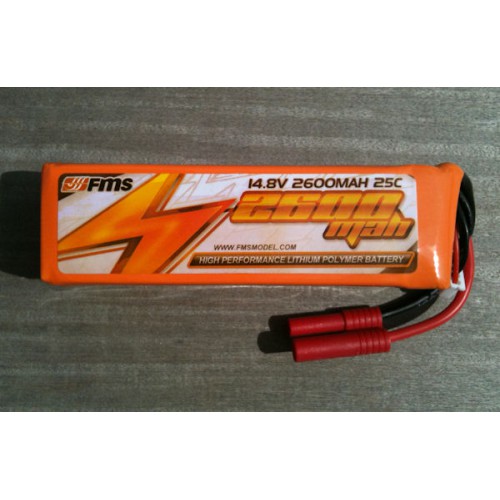 FMS DISC.. Battery 14.8V 2200mAh 25C for Big P40/ Spitfire/ BF109 ...